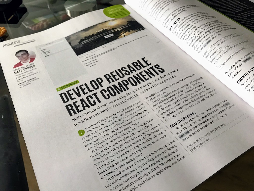 Develop reusable React components with Storybook | Matt Crouch's Blog Develop reusable React components with Storybook | Matt Crouch's Blog